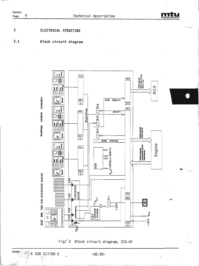 MCS Block Circuit Diagram ZSS-AP | PDF