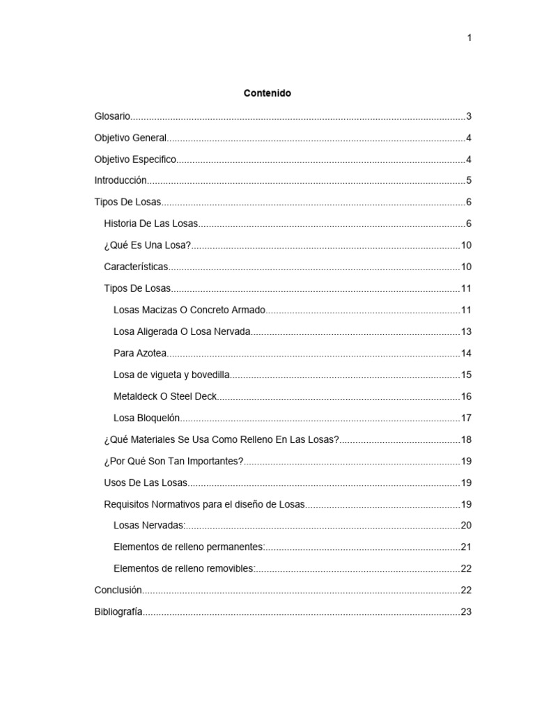 Tipos de Losas | PDF | Hormigón | Viga (Estructura)