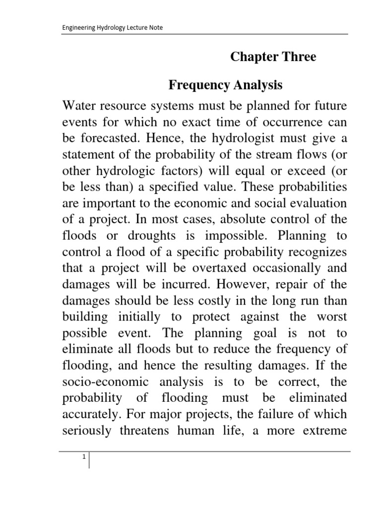 Engineering Hydrology Lecture | PDF | Flood | Discharge (Hydrology)