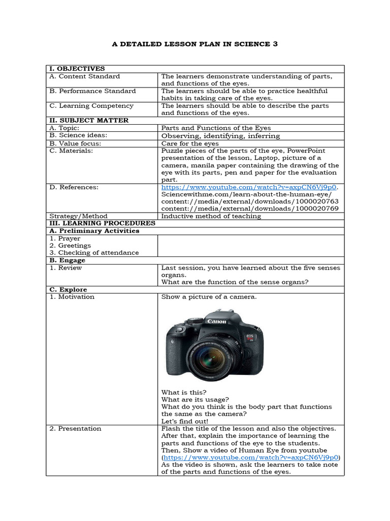 Science 3: Understanding the Eye | PDF | Eye | Camera
