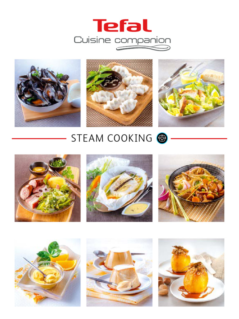 Tefal Cuisine Companion Steamer Recipe Book | PDF | Italian Cuisine ...