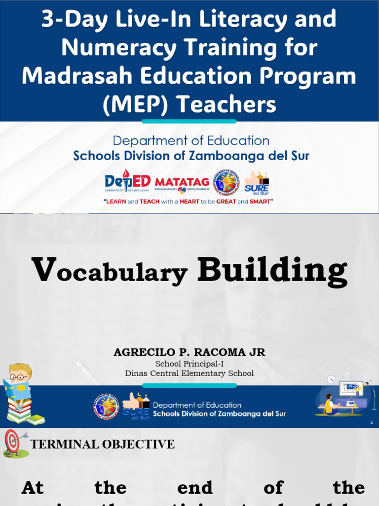 Vocabulary Building | PDF | Vocabulary | Morphology (Linguistics)