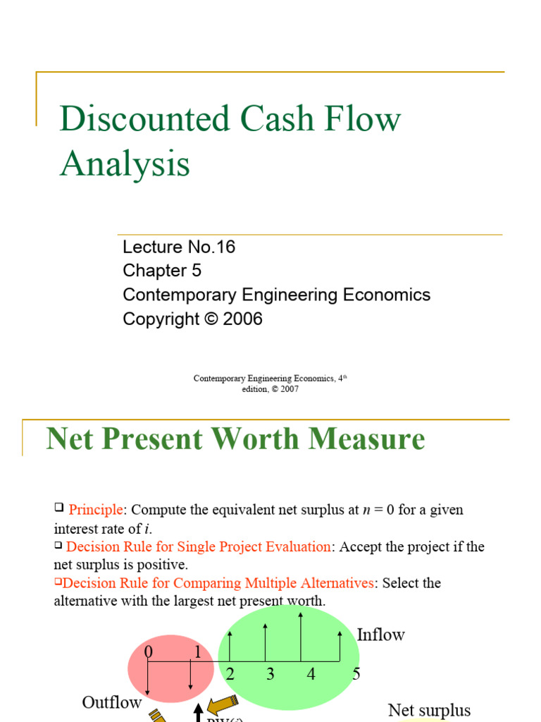 Chapter 14 Discounted Cash Flow Analysis | PDF | Net Present Value | Interest