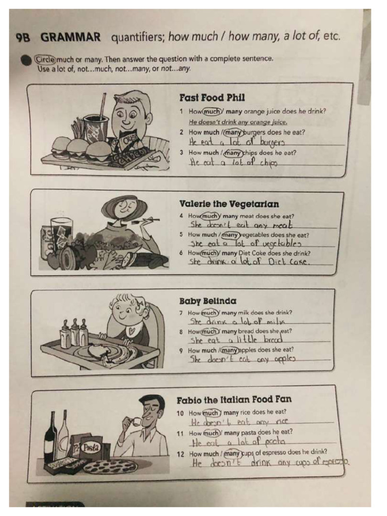 Grammar 9B - English File Students Book 4th Edition Level1 | PDF