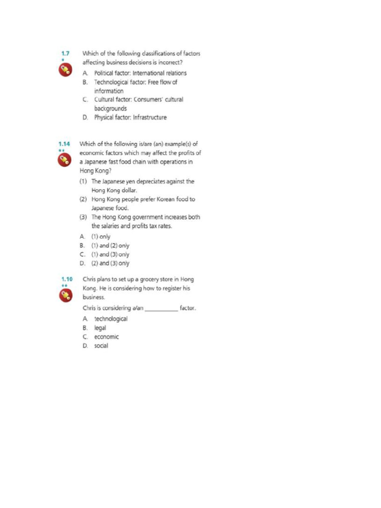 Unit 1 Questions | PDF