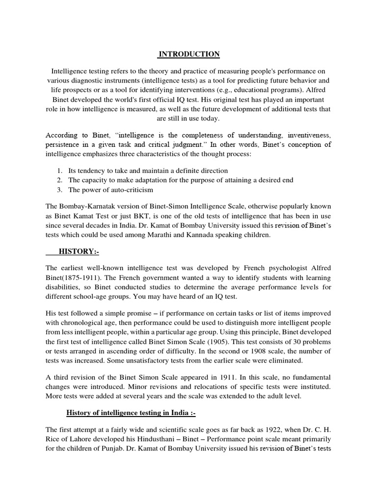 BKT Handout | Download Free PDF | Intelligence Quotient | Learning ...