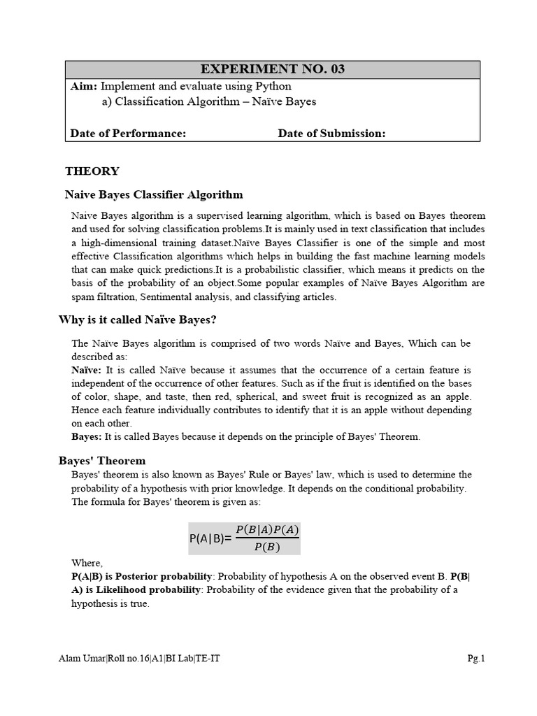 Exp 3 Bi | PDF | Applied Mathematics | Statistics
