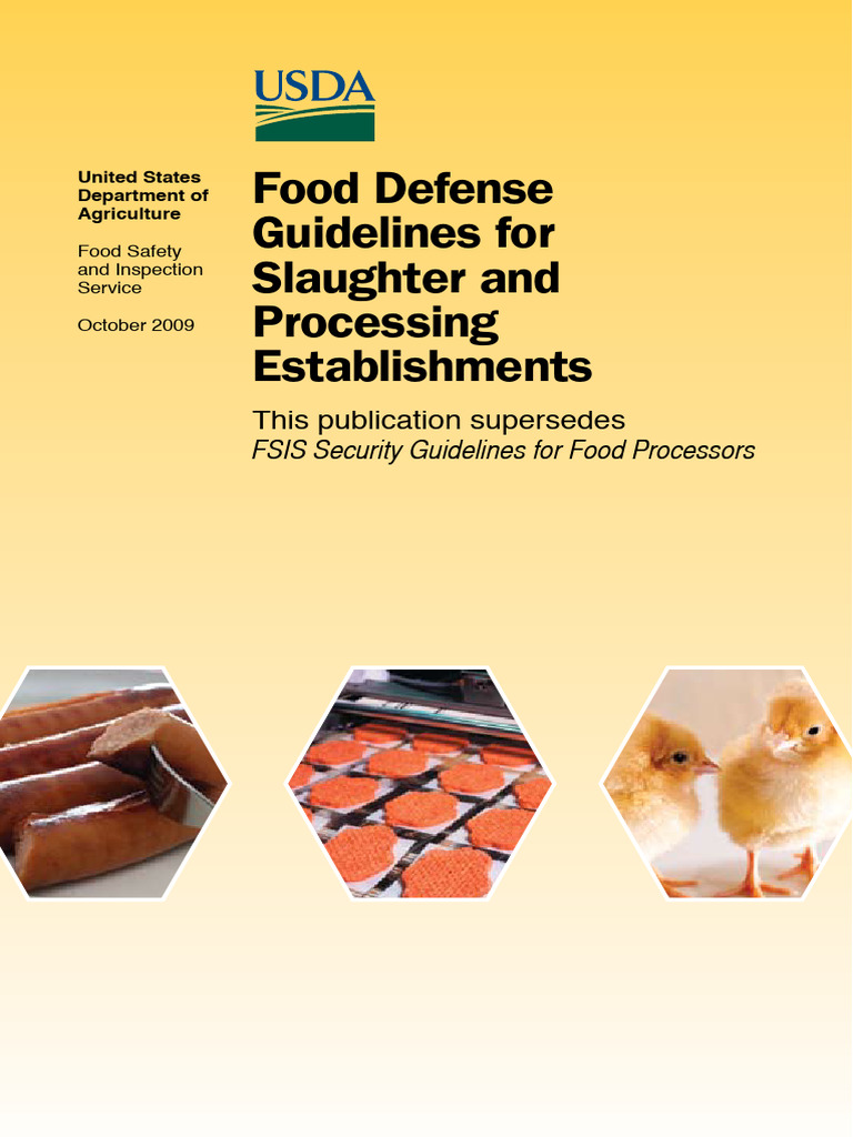 Food Defense Guidelines for Processing | PDF | Food Safety