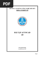 Những bài tập tự học AutoCAD - 2D cơ bản | PDF