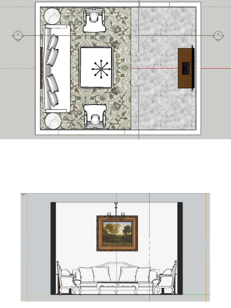 Interior Des Living Area | PDF