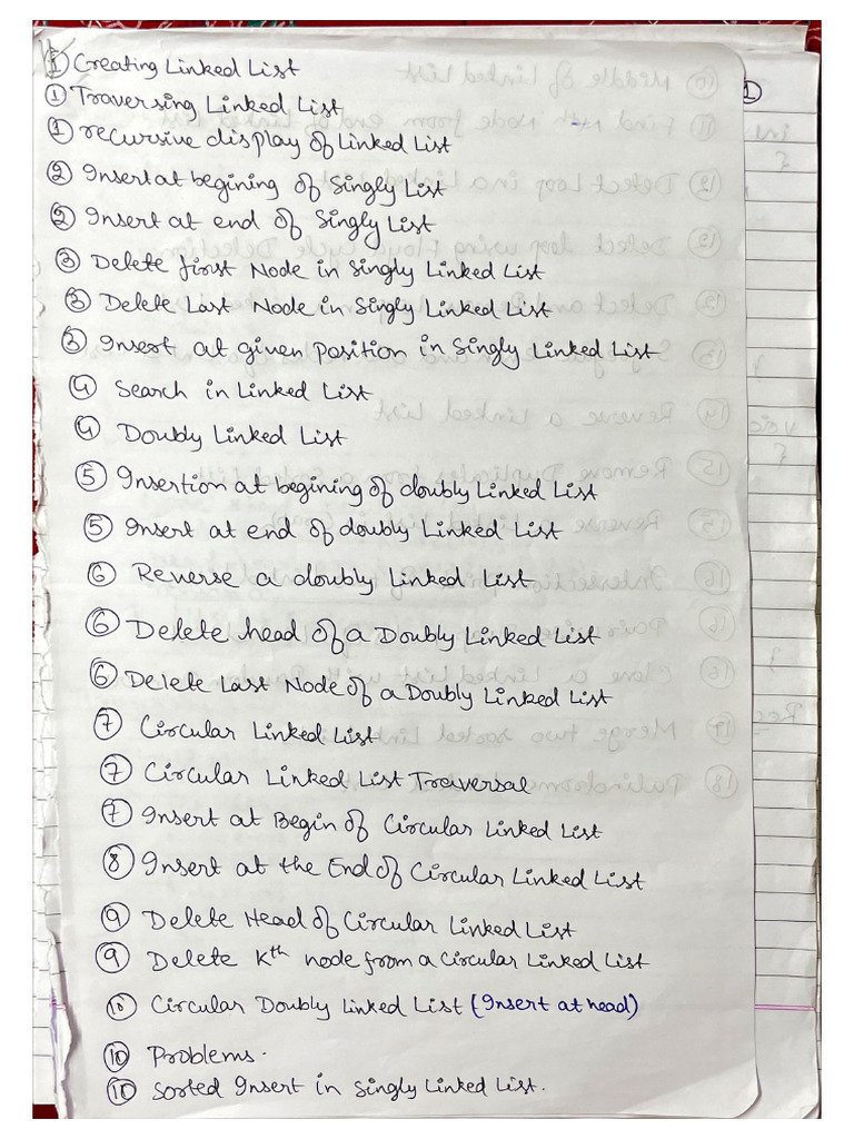 DSA All Codes Handwritten | PDF