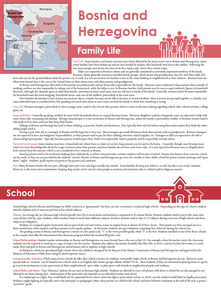 Bosnia Herzegovina | PDF | Bosnia And Herzegovina | Schools