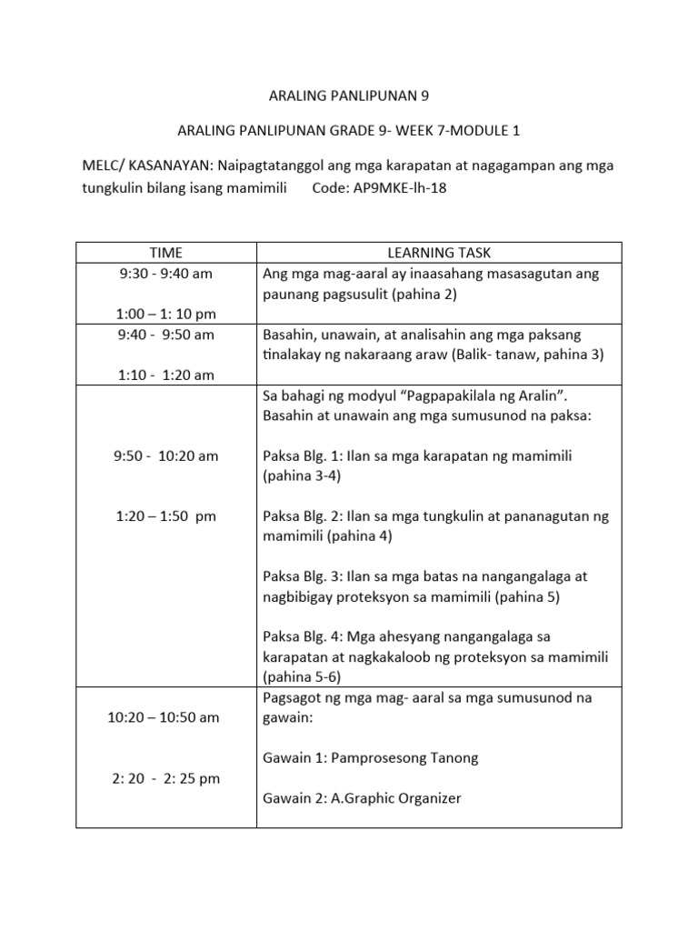 Ap-Grade-9-Learning-Task-Week 7 | PDF