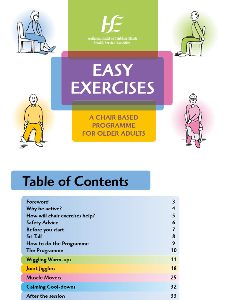 Chair Based Exercises For Older Adults | PDF | Clinical Medicine