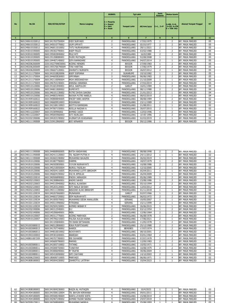 Form Kosong Usulan BPJS | PDF