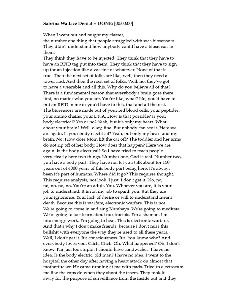 Sabrina Wallace Denial Done English | PDF | Physics | Matter