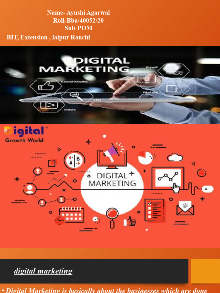 Digital Marketing | Download Free PDF | Marketing | Sales