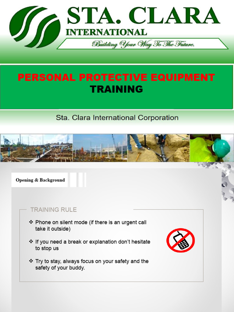 PPE Training for Workplace Safety | PDF | Personal Protective Equipment ...