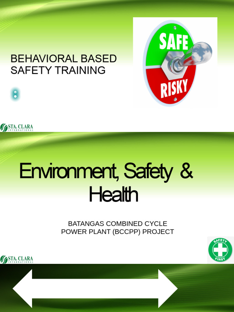 BESS Project Behavioral Based Safety Training | PDF | Occupational ...