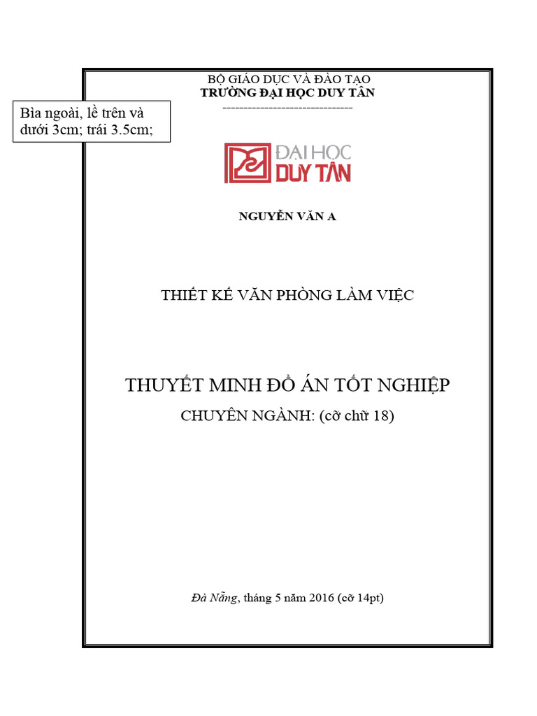 Mau Bia Datn 2016 | PDF