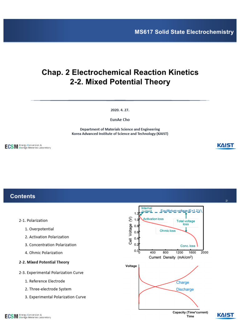 Chap 2-2. Mixed Potential Theory | PDF | Redox | Corrosion