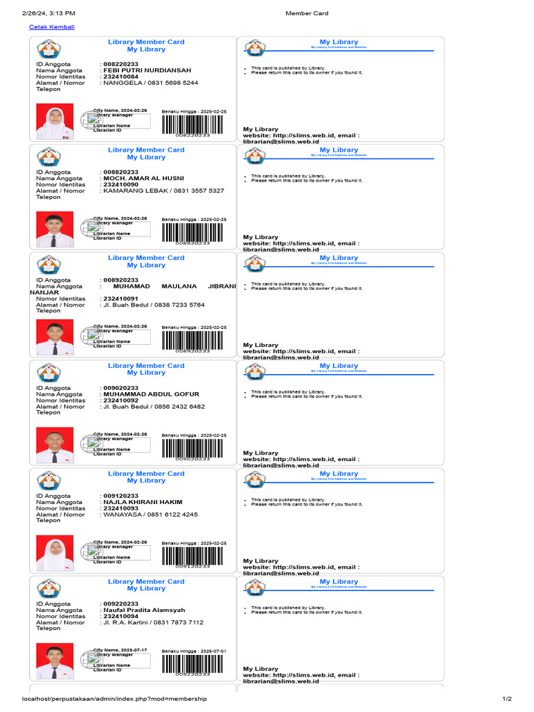 Senayan - Sistem Manajemen Perpustakaan Senayan | PDF