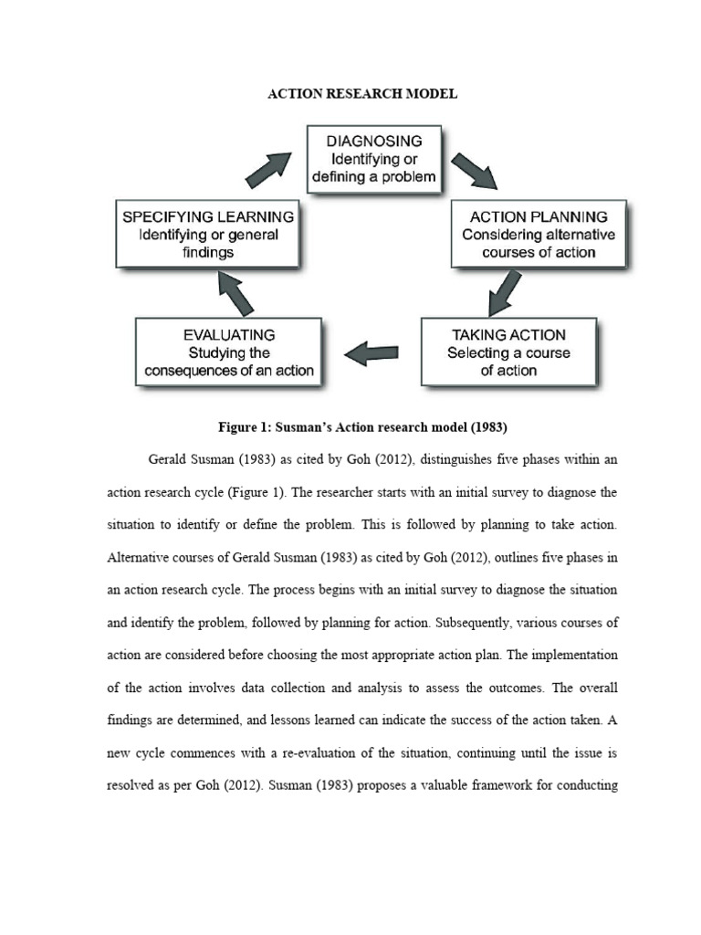 Action Research Model | PDF | Action Research | Evaluation