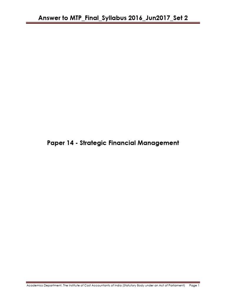 Paper14-Solution Set2 | PDF | Option (Finance) | Put Option