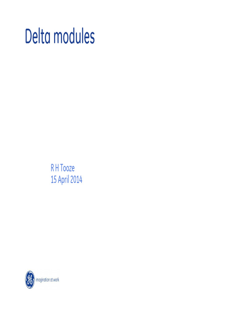 Evolution of Delta Modules Generic (Compatibility Mode) | PDF ...