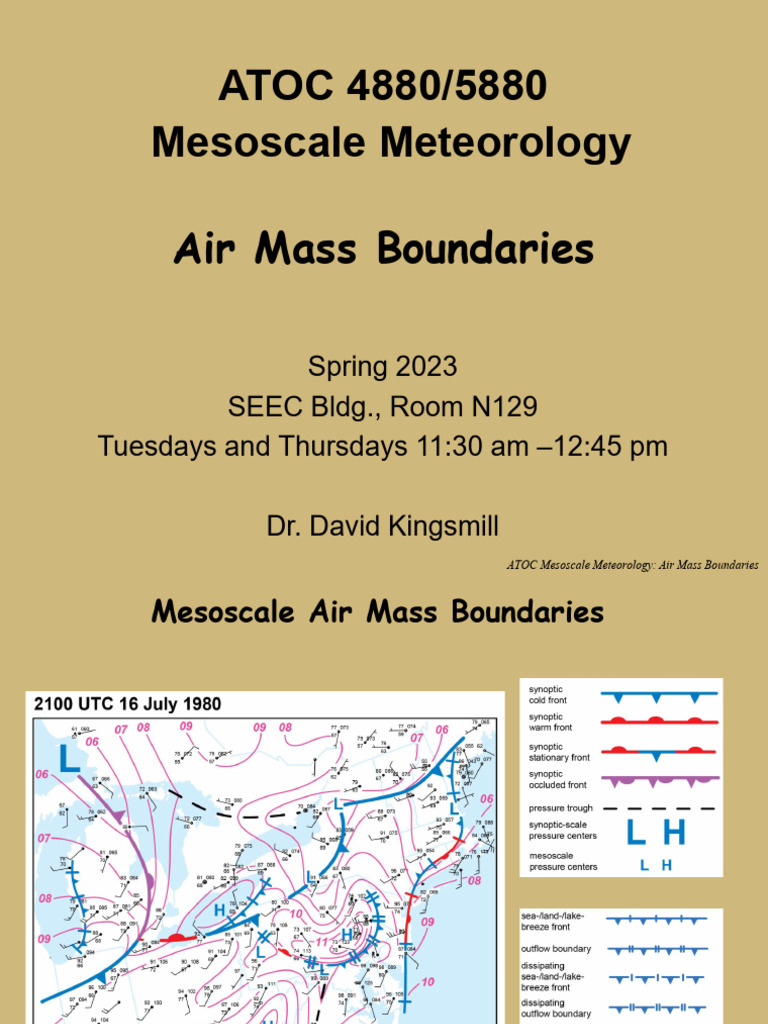 Module4 Air Mass Boundaries | PDF