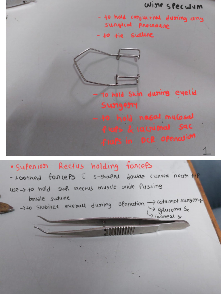 Ophthal Instruments | PDF