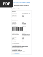 E-Passport Application Summary | PDF | Passport | Government And Personhood