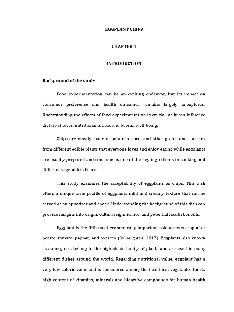 Eggplant Chips | PDF | Foods | Eggplant