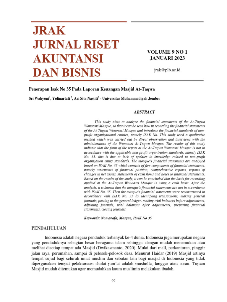 Isak 35 | PDF | Financial Services | Accounting