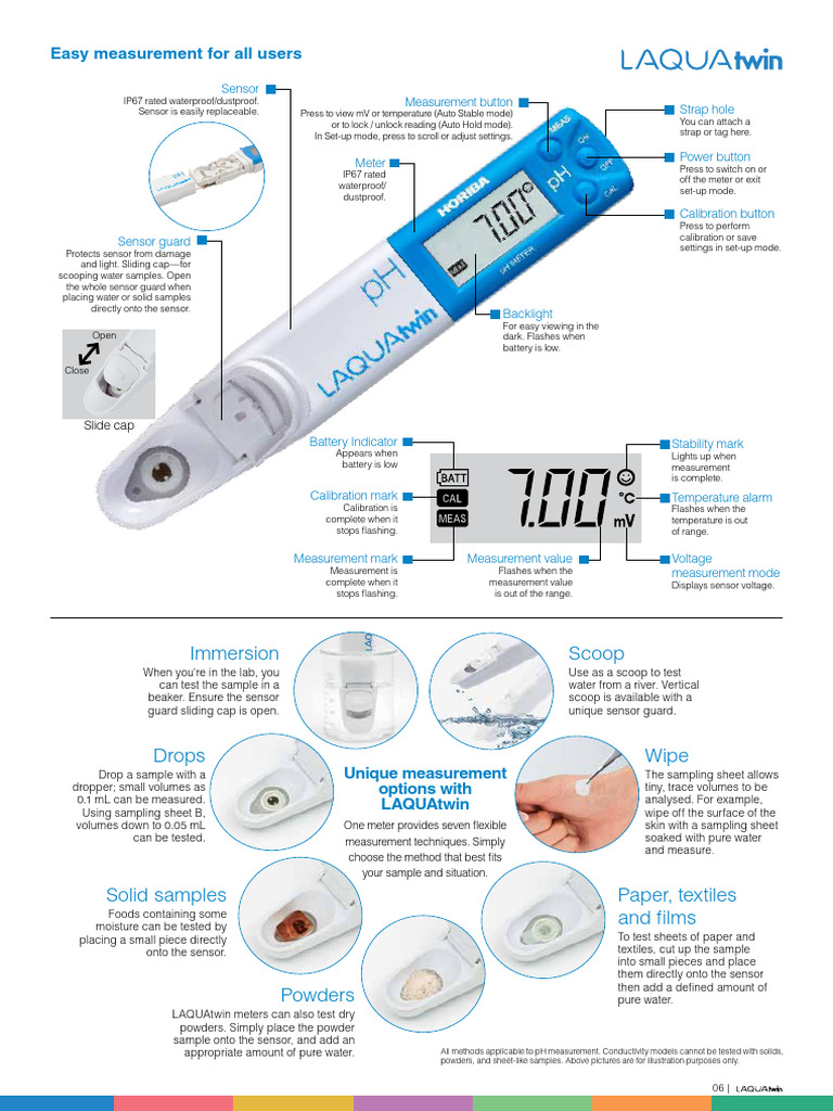 Cat. PH Tester | PDF | Ph | Calibration