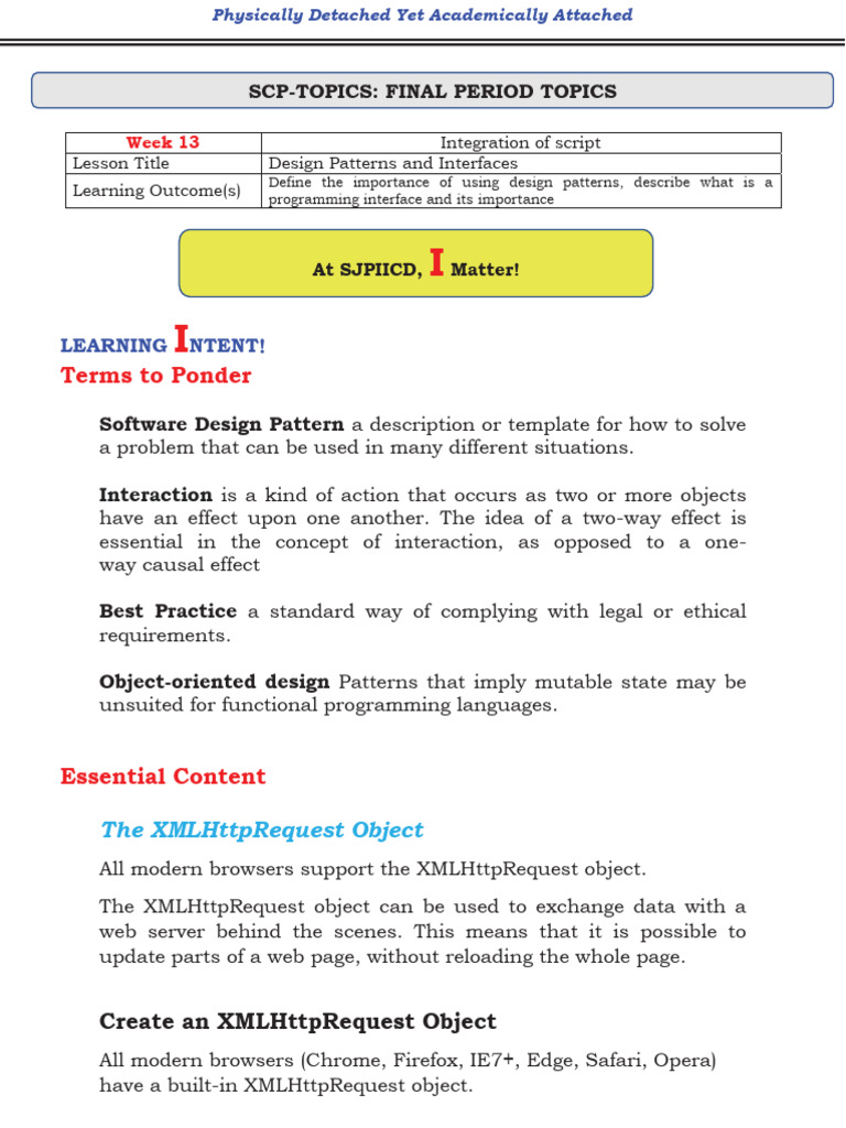 W13 Integration of Script | PDF