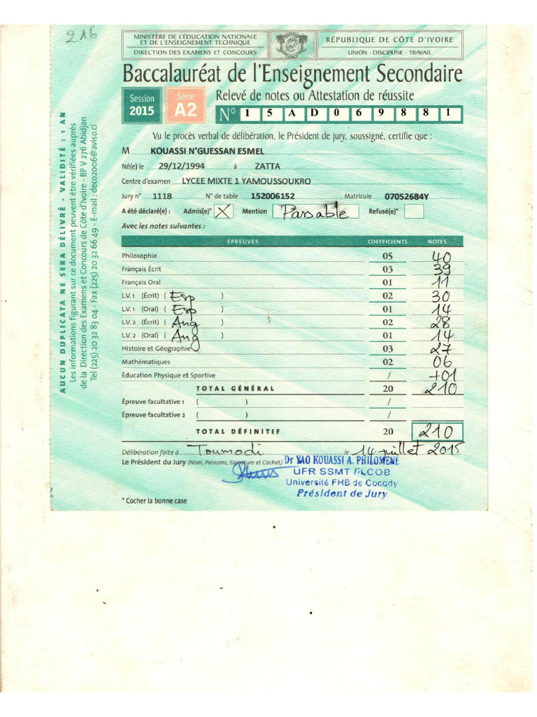 Bac PDF | PDF