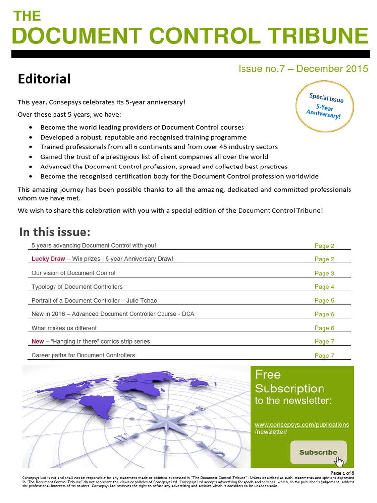 Document Control Insights | PDF | Regulatory Compliance | Engineer