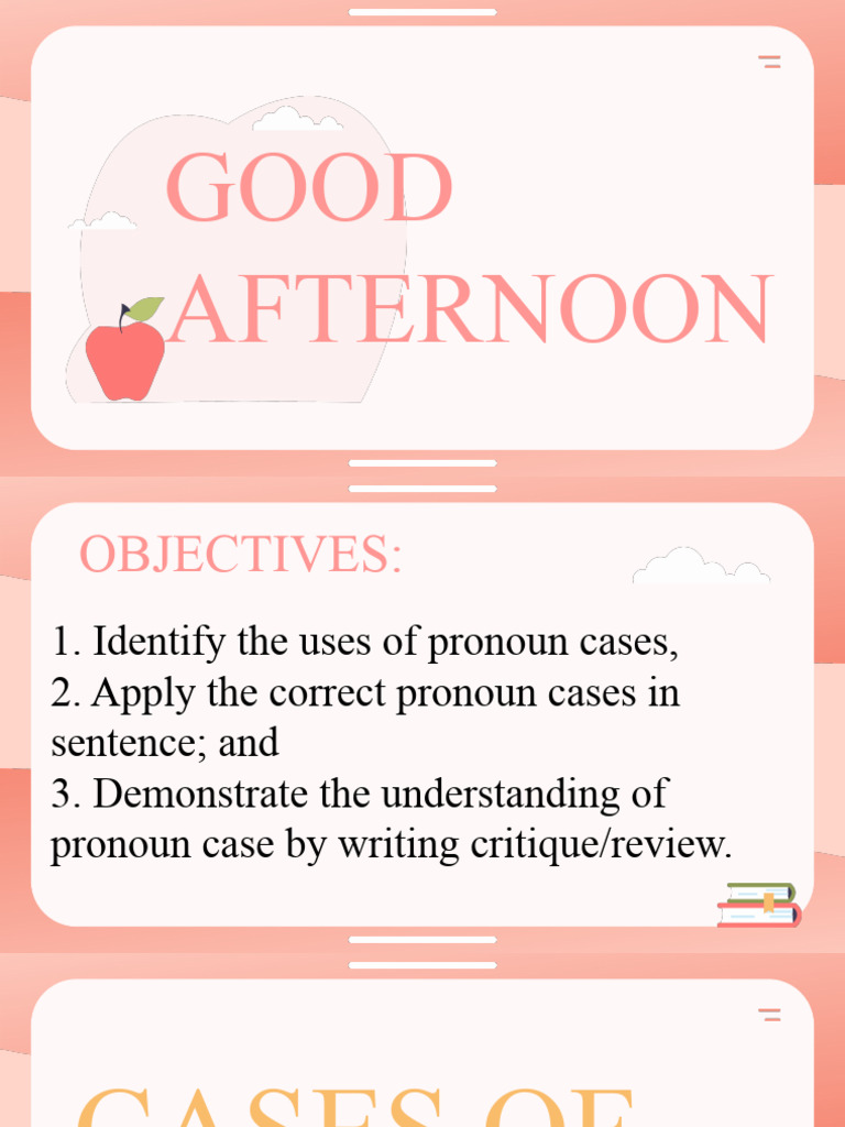 Cases | PDF | Verb | Subject (Grammar)