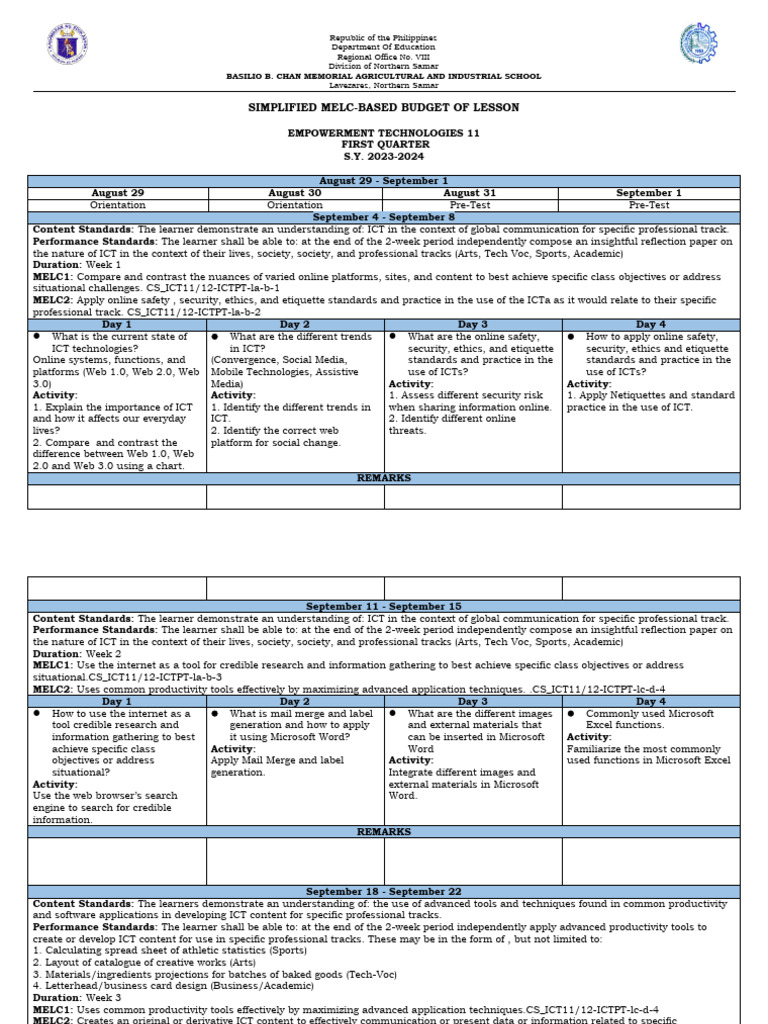 Empo Tech 11 | PDF | Educational Technology | Infographics