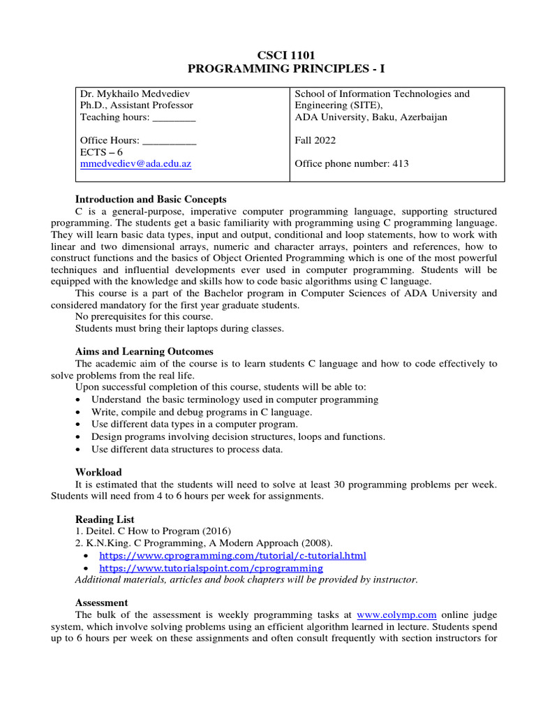 Alqoritmin Analizi VƏ Hazirlanmasi Usullari 2 | PDF | Pointer (Computer Programming) | Computer ...