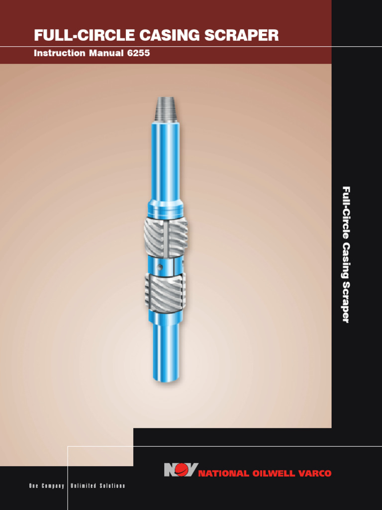 Full-Circle Casing Scraper Manual | PDF | Electrical Connector | Blade