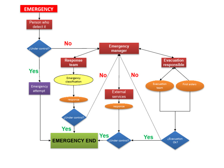 Emergency Response Flow Chart | PDF