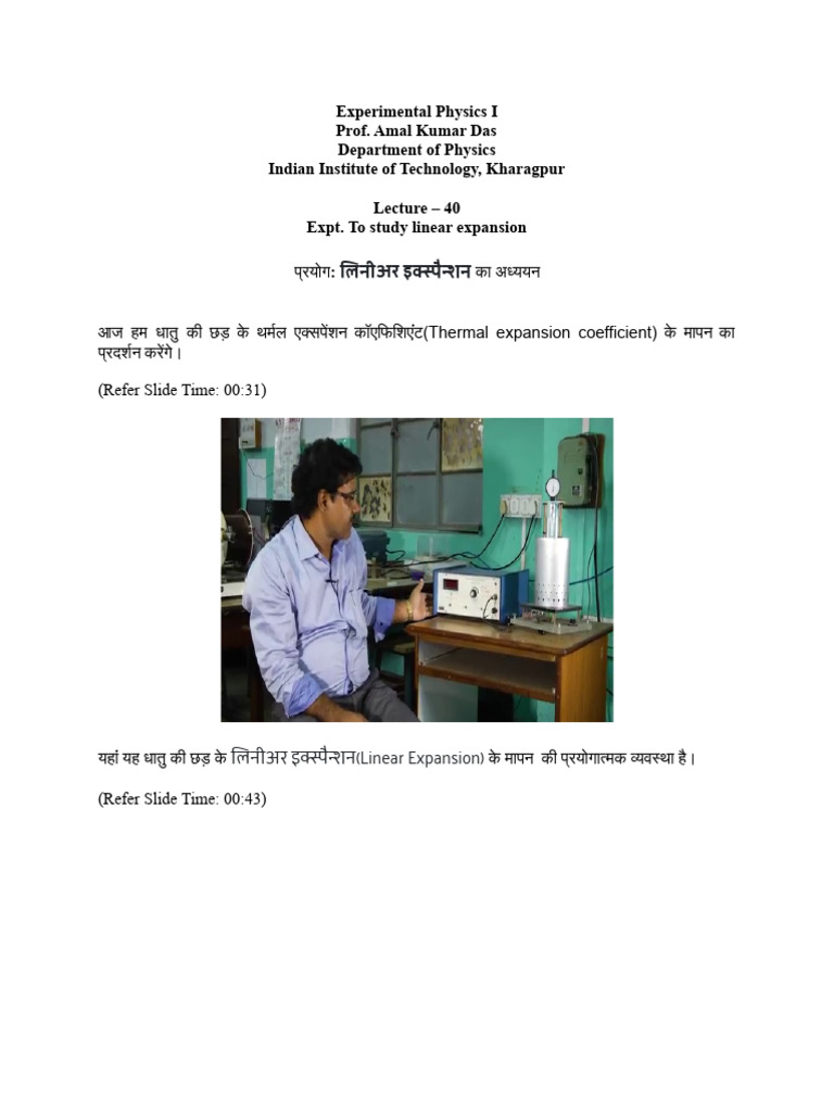 Lecture-2 Notes On Experimental Physics | PDF