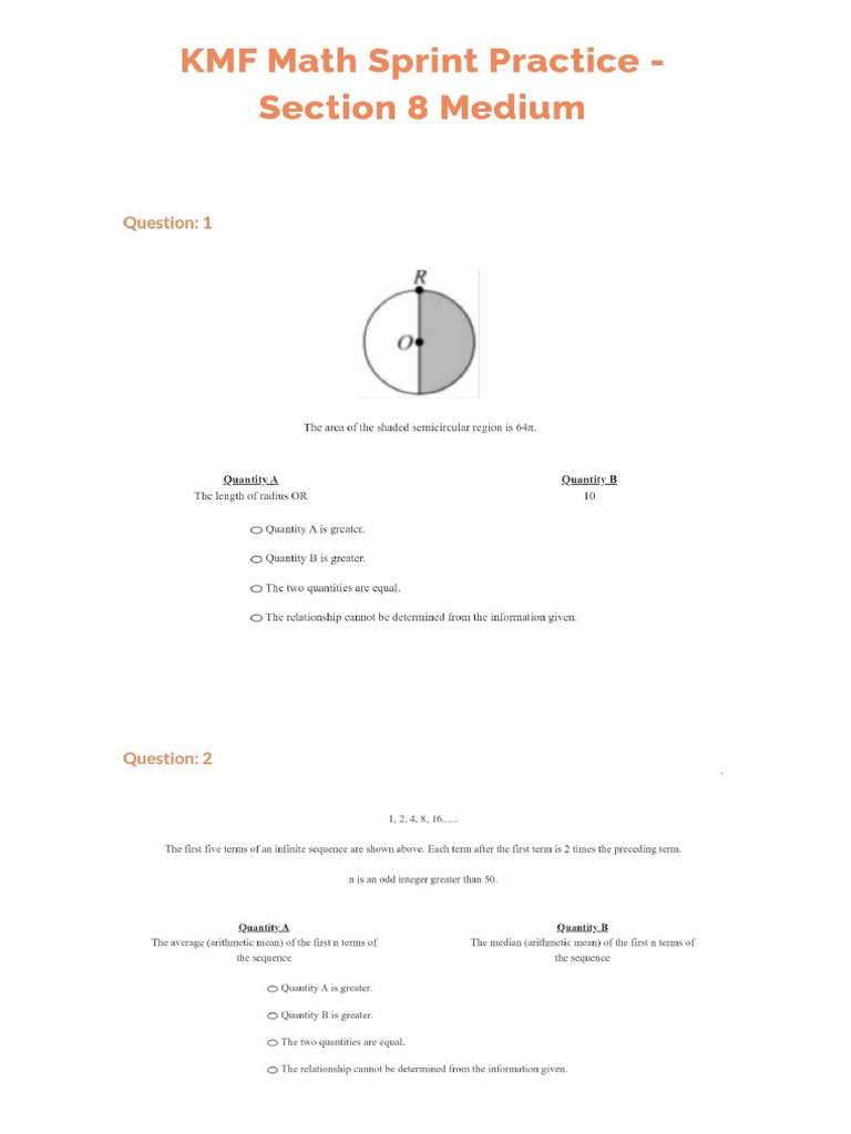 KMF Medium Section-8 | PDF