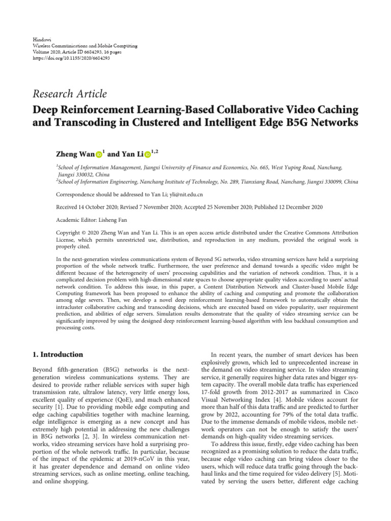 Deep_Reinforcement_Learning-Based_Collaborative_Vi | PDF | Streaming Media | Computer Network