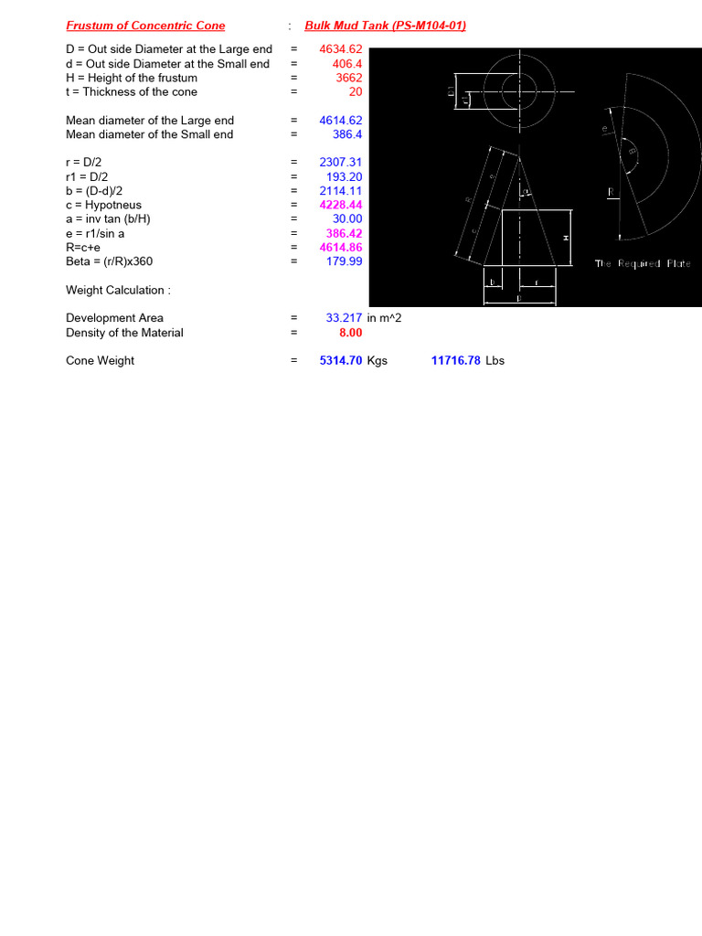 Cone Development | Download Free PDF | Geometric Objects | Metrology
