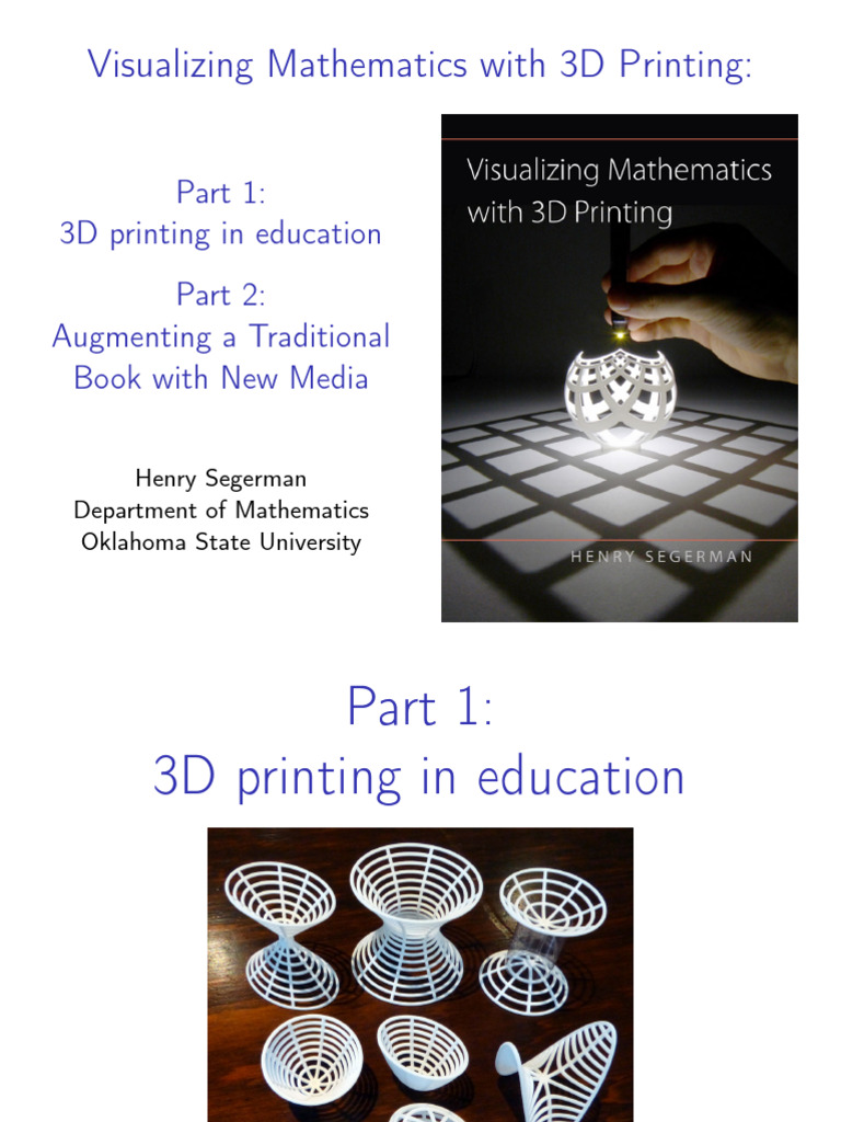 Vis Math 3d Printing | PDF | 3 D Printing | 3 D Computer Graphics Vis Math 3d Printing | PDF | 3 D Printing | 3 D Computer Graphics