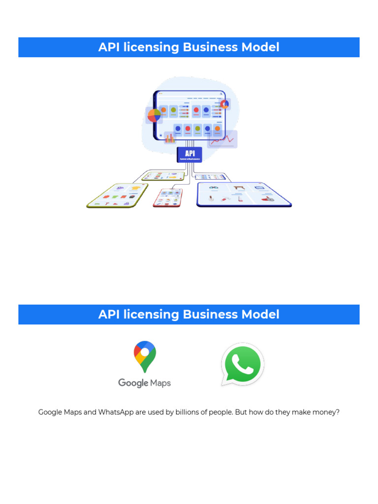 API Licensing Business Model | PDF | Computing | Information Technology