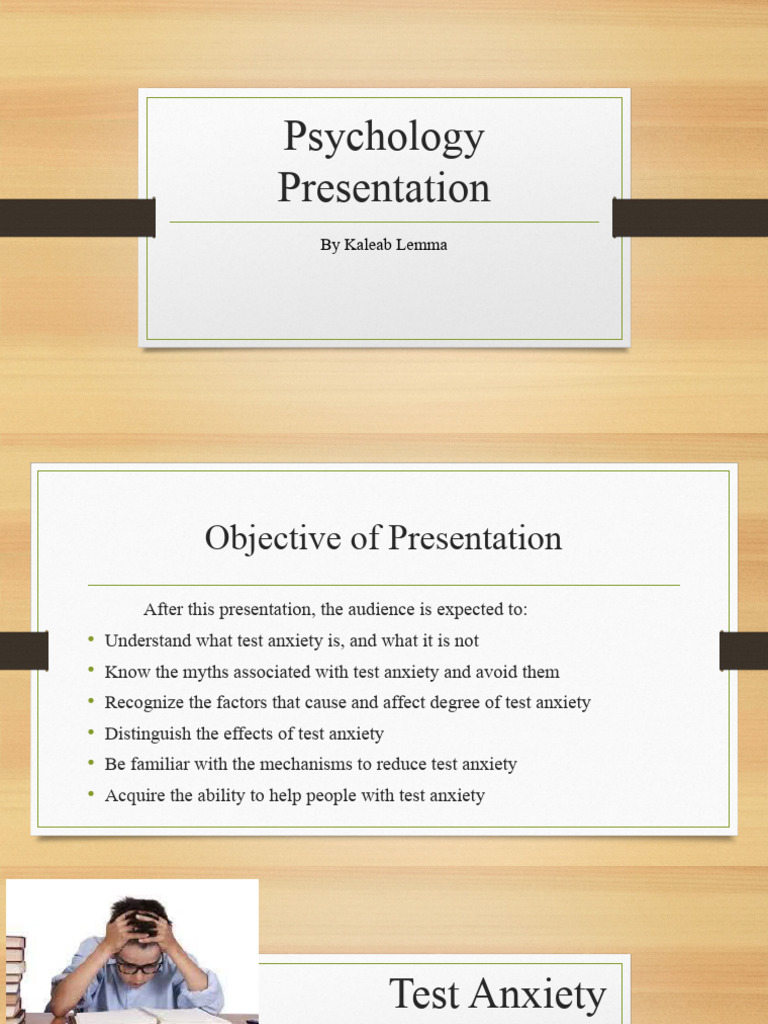 Psychology Assignment Presentation | PDF | Anxiety | Mind